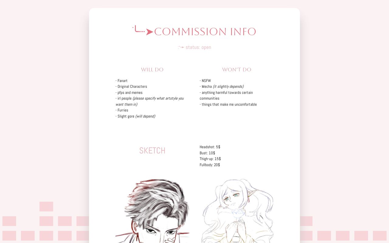 len's commission info